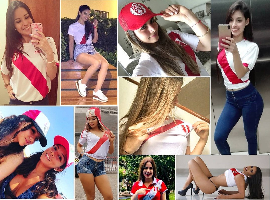 Pin By I Think I Like It On Lindas Chicas Vistiendo Los Colores De La SelecciÓn Peruana